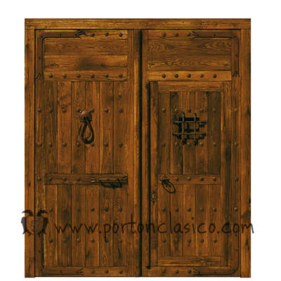Portones Rústicos de Madera para Exterior a Medida en Toledo